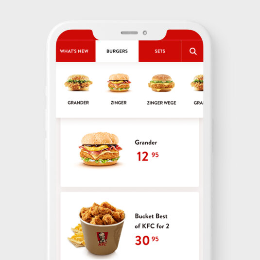 Creating a brand-new e-commerce site for KFC – Projects | Flying Bisons